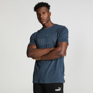 PUMA Solid Men Crew Neck Blue T-Shirt - Buy PUMA Solid Men Crew Neck ...