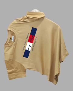 Magneto Colorblock Men Round Neck Beige T-Shirt - Buy Magneto ...