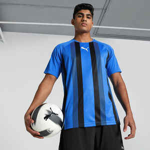 PUMA Striped Men Crew Neck Blue T-Shirt - Buy PUMA Striped Men Crew ...
