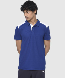 PUMA Colorblock Men Polo Neck Blue T-Shirt - Buy PUMA Colorblock Men ...