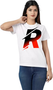 RJHH Styles Typography Women Round Neck White T-Shirt - Buy RJHH Styles ...