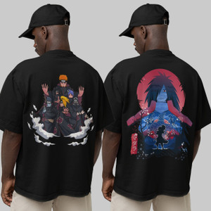 Dattebayo Graphic Print Men Round Neck Black T-Shirt - Buy Dattebayo ...