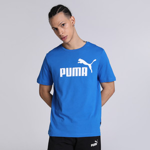 PUMA Solid Men Crew Neck Blue T-Shirt - Buy PUMA Solid Men Crew Neck ...