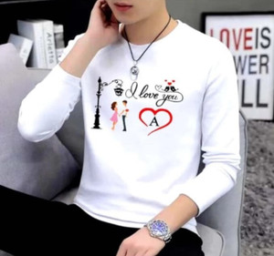 JH STYLE Typography Men Round Neck White T-Shirt - Buy JH STYLE ...