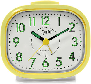 AJANTA Analog Yellow Clock Price in India - Buy AJANTA Analog Yellow ...