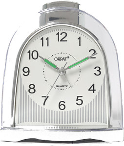 ORPAT Analog Silver Clock Price in India - Buy ORPAT Analog Silver ...