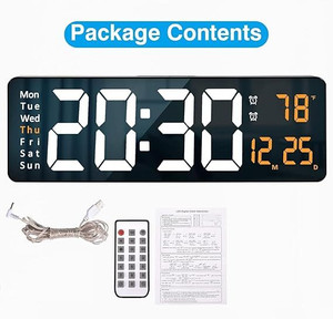HARSH MART Digital Black Clock Price in India - Buy HARSH MART Digital ...