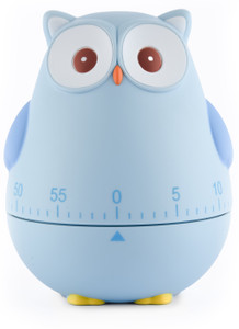 ComicSense Analog Blue Cute Owl Mechanical Timer Alarm Clock - No ...