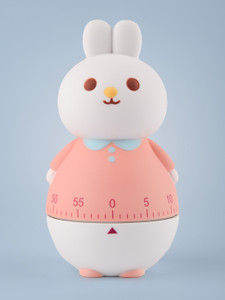 ComicSense Analog Pink Cute Rabbit Mechanical Timer Alarm Clock No ...