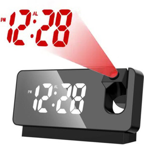 MARS Digital Alarm Clock with LED projector&Screen Black Clock Price in ...