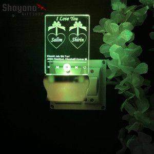 Shayona Spotify Plaque With LED Light & Photo Night Lamp Price in India ...