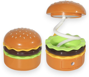 PEZYOX Hamburger Table Lamp with Pencil Sharpener Burger Design 360 ...