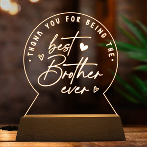 YDF VISION Raksha Bandhan Gift Lamp for Brother (Best Brother Ever ...