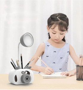 AKR Cute Rabbit Small Table Lamp with Pencil Sharpener LED Table Lamp ...