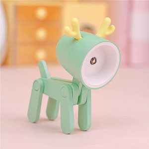 Wengvo Mini Night Light for Kids Creative Dog Deer LED Light Portable ...