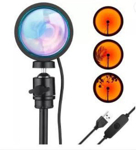 TECHGEAR New Sunset Light with 7 Feet Portable Tripod & Remote Table ...