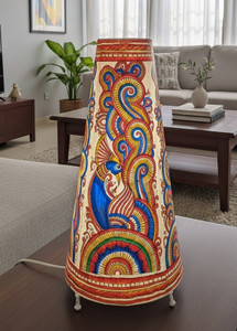 Kalakim Art Solution Kalamkari art lamp Table Lamp Price in India - Buy ...