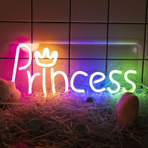 THE PARTY PLANET Party Planet Princess Neon Sign for Wall Decor Night ...