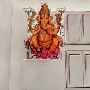 KRITAM Lord ganesh ji 3D led illusion lamp best gift for your room ...