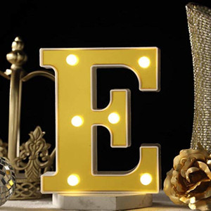 Satyam Kraft Marquee Alphabet Shaped Led Light for Home Decoration and ...