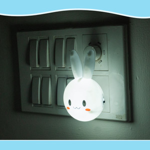 STARDEEP Plastic Plug in Rabbit Night Lamp for Bedroom Night Light for ...