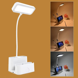 MOGADGET Rechargeable,Touch Table Lamp for study room with USB Charging ...
