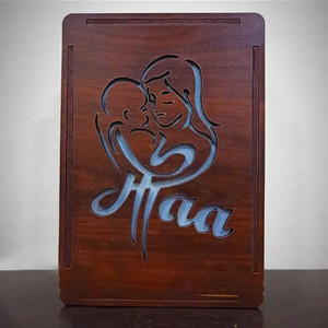 Fab2Classy MAA Design wooden LED Table Lamp Price in India - Buy ...