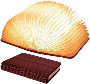 Arion Solution Arion Foldable Wooden Book Lamp | USB Rechargeable LED ...