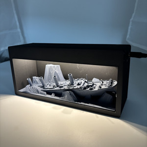 AM ROBOTICS 3D-printed Decorative Light Box Sunken Titanic Ship Theme ...