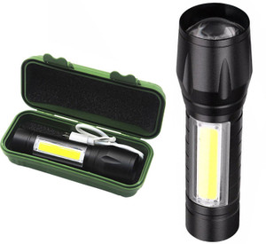 WRADER LED Pocket Torch Light with Flashlight Function & COB Side ...