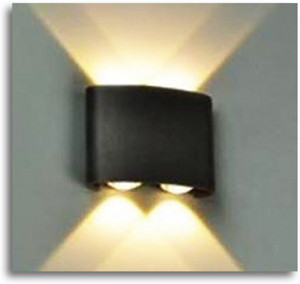 Glow Right LED Waterproof 12W Up-down "U" Shape IP65 with Metallic Body ...