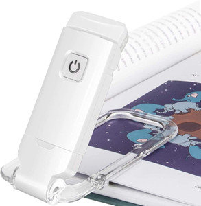 voldot USB Rechargeable LED Book Reading Light with Brightness for Eye ...