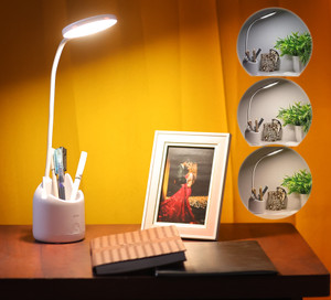 MOGADGET Work lamp for Desk/led Table lamp for Study with USB Charging ...