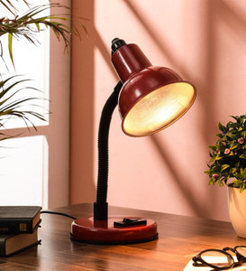 Shrot Table Lamp for Living Room Bedroom Office Study Room (Red) Study ...