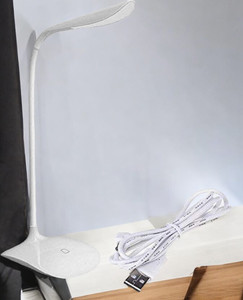 Garu Plastic Desk Lamps for Study Table, Rechargeable USB Warm Light ...