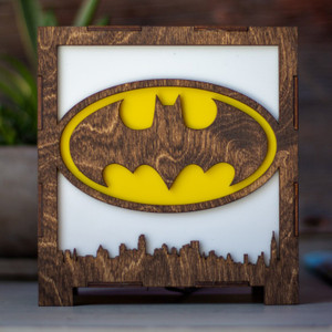 Vpllex Batman Superhero LED Lamp Modern Chandelier Cartoon Light For ...