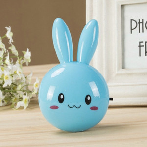Expro Plastic Plug in Rabbit Night Lamp for Bedroom Night Light for ...
