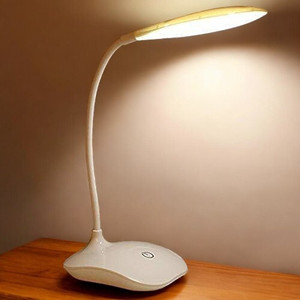 AKR Powerful Rechargeable Emergency Table Lamp (White)_203 Study Lamp ...