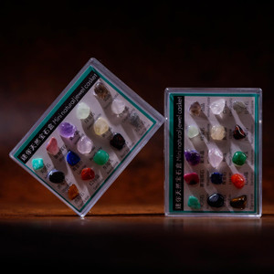 Lyla Natural Rock Gemstones Collection Box Quartz Crystal Mineral ...