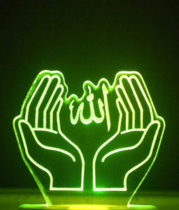 Shayona Islamic Allah written 3D illusion light night Night Lamp Price ...