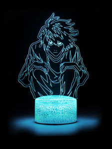 ComicSense Death Note Anime Detective Led Lamp, 16 Color Changing Anime ...