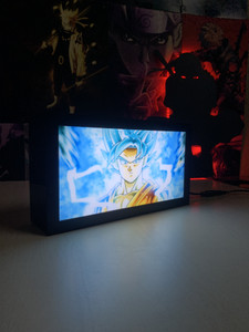 Printkarr Goku Light Box, Anime Light Box, Dragon Ball Z, Anime Night ...