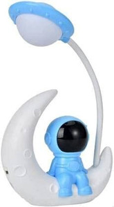 kiaraz Astronaut Moon Desk Lamp, USB Spaceman Table Light, Dimable Eye ...