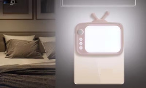 MACVL5 Led Night Light TV Shaped for Bedroom for Kids Night Lamp Price ...