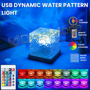 UDropMore USB Dynamic Water Pattern Color Changing LED Table Lamp Price ...