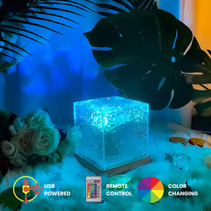 UDropMore USB Dynamic Water Pattern Color Changing LED Table Lamp Price ...