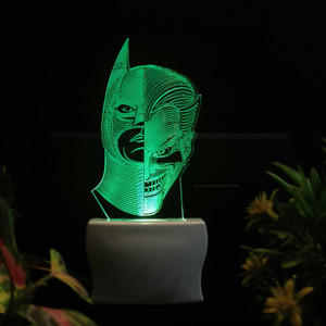 Gadgets World BATMAN JOKER Acrylic 3D Illusion RGB 7 Colour Changing ...