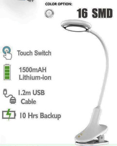 FIRSTLIKE Rechargeable, 360 Degree Flexible, Touch Switch Table Lamp ...