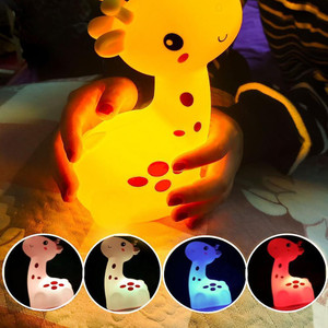 Aloof 7 Color Cute Touch Giraffe desk Table Lamp For Kids/Study/Night ...