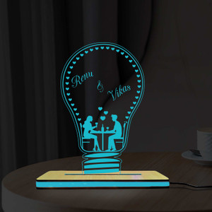 Lovecraftgifts VALENTINE SPECIAL COUPLE LED LAMP Table Lamp Price in ...